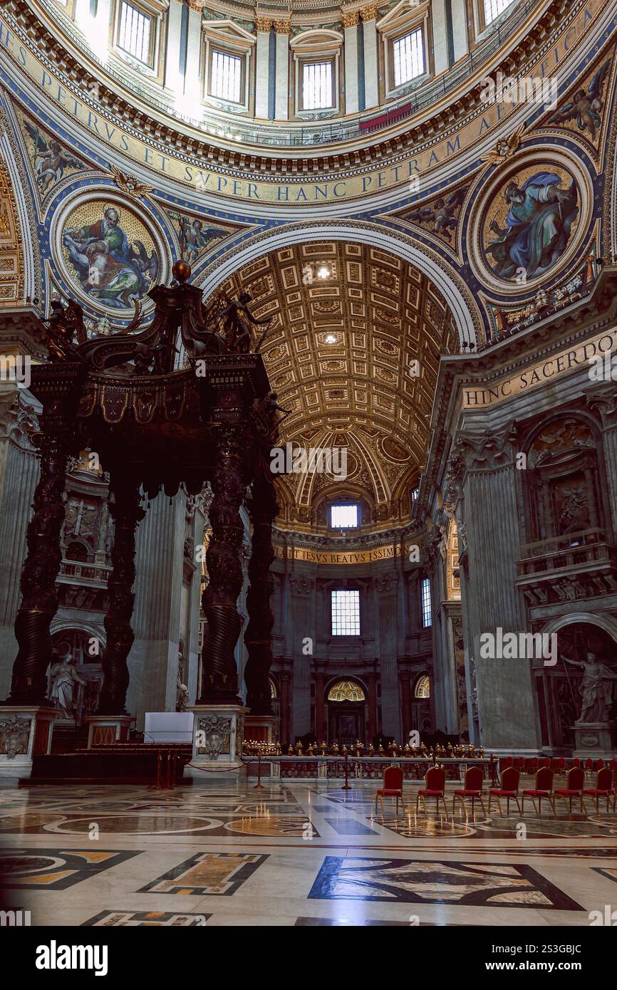 Vatican, Vatican City - December 7, 2023: Beautiful architectural ...