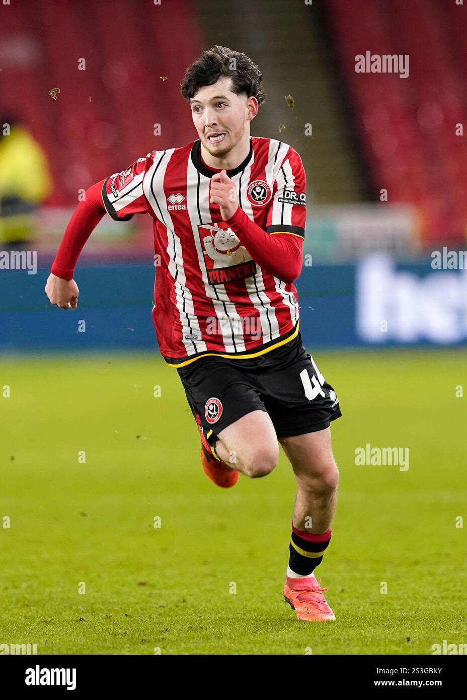 Sheffield, UK. 9th Jan, 2025. Owen Hampson of Sheffield United during ...