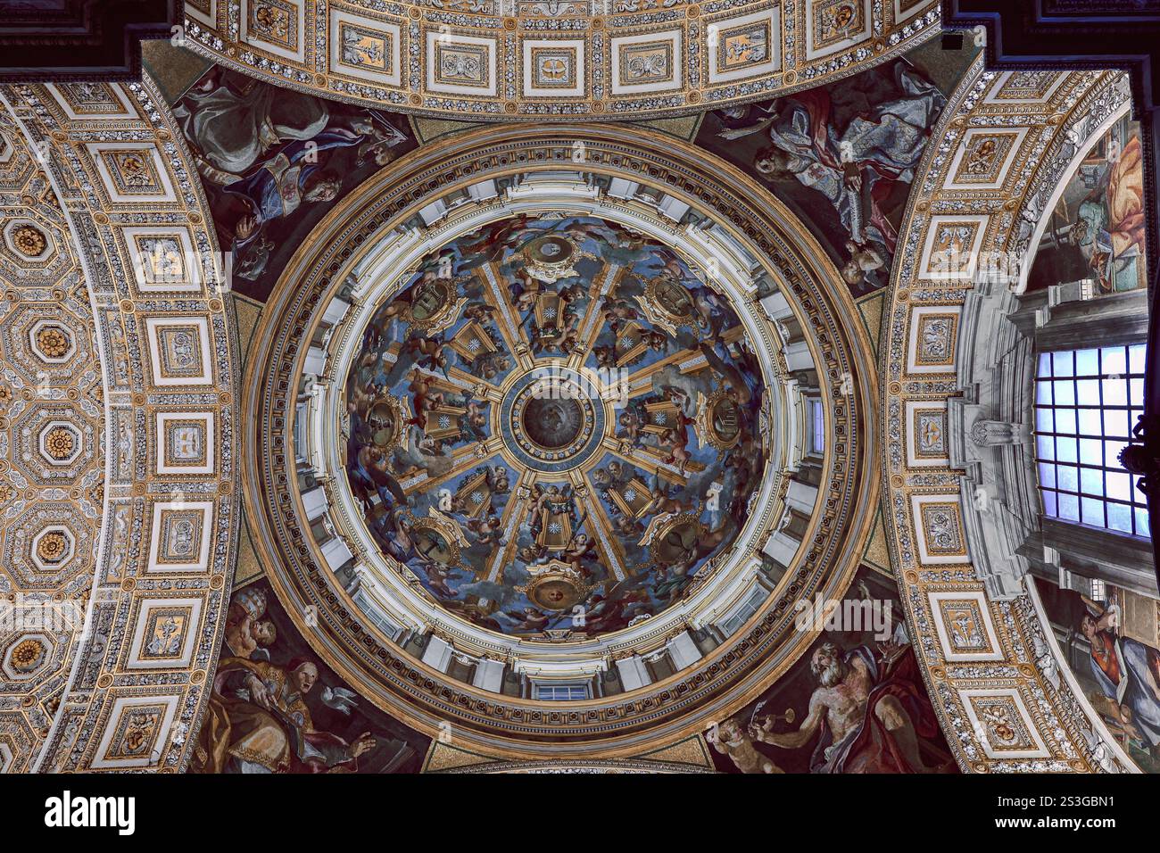 Vatican, Vatican City - December 7, 2023: Beautiful architectural ...
