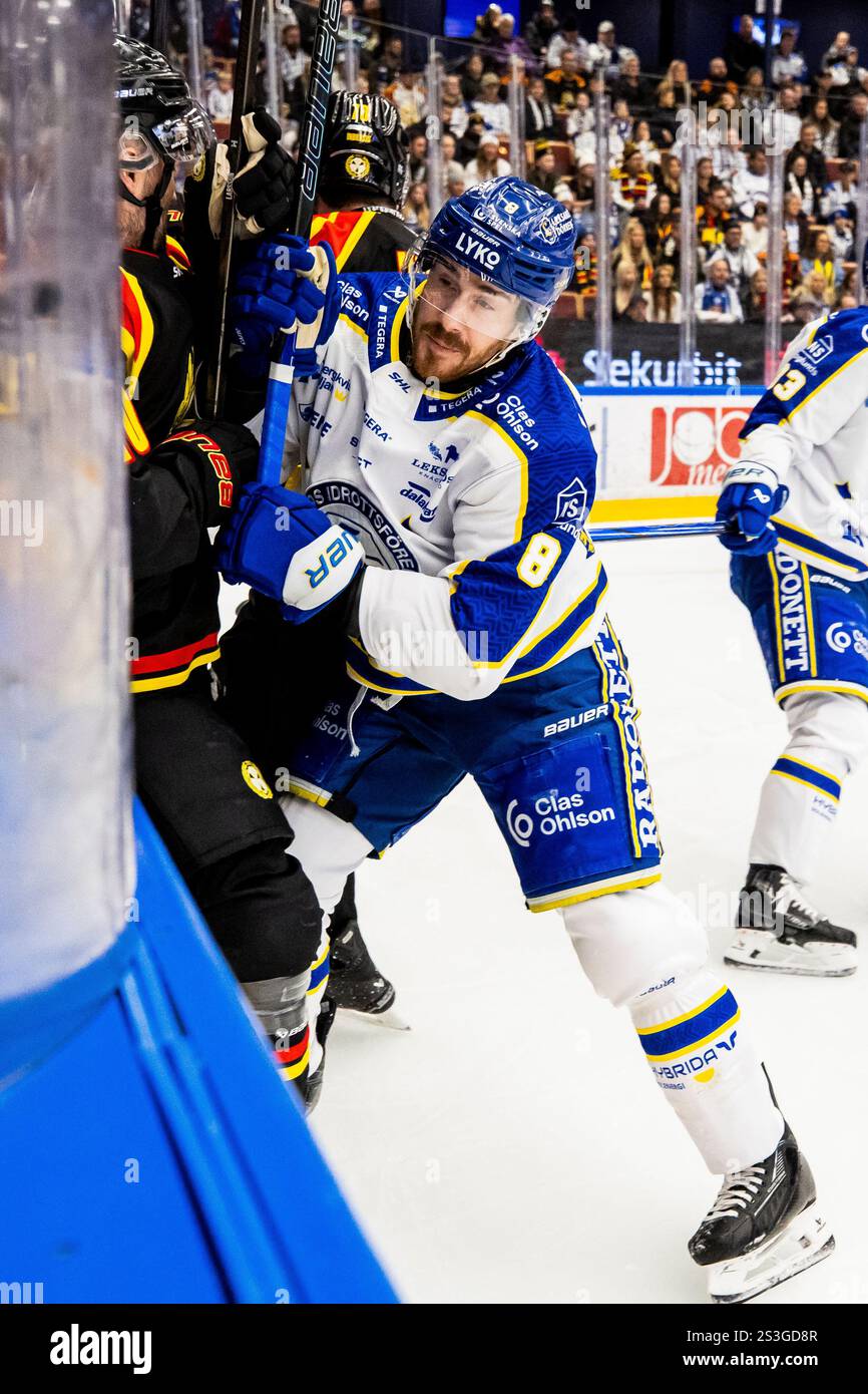 Leksand, Sverige. 09th Jan, 2025. 250109 Leksands Matt Caito under ishockeymatchen i SHL mellan ...