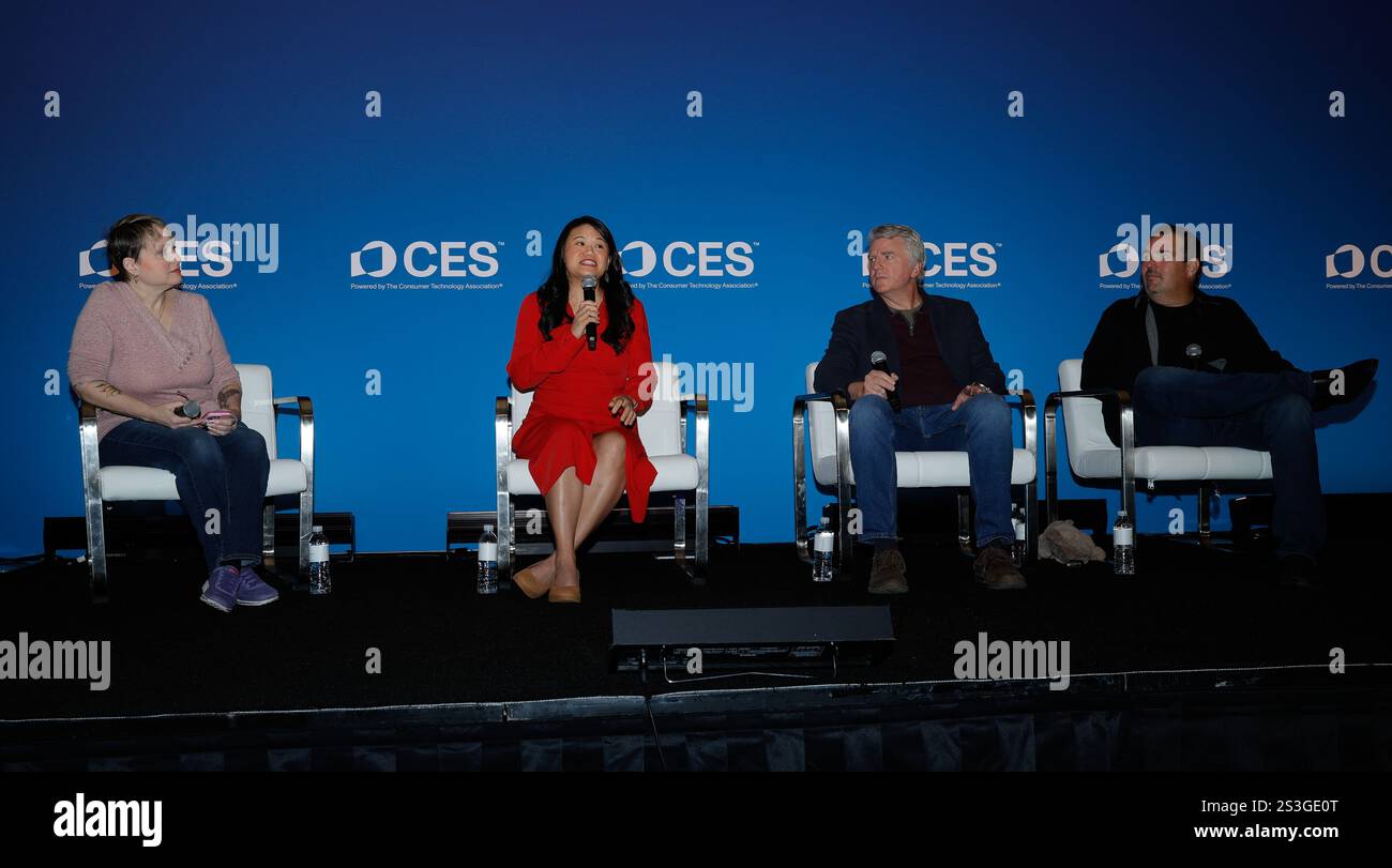 Longview, Washington, USA. 9th Jan, 2025. KEREN RUTH WONG .Play Lab Partnerships IDEO Speaking ...