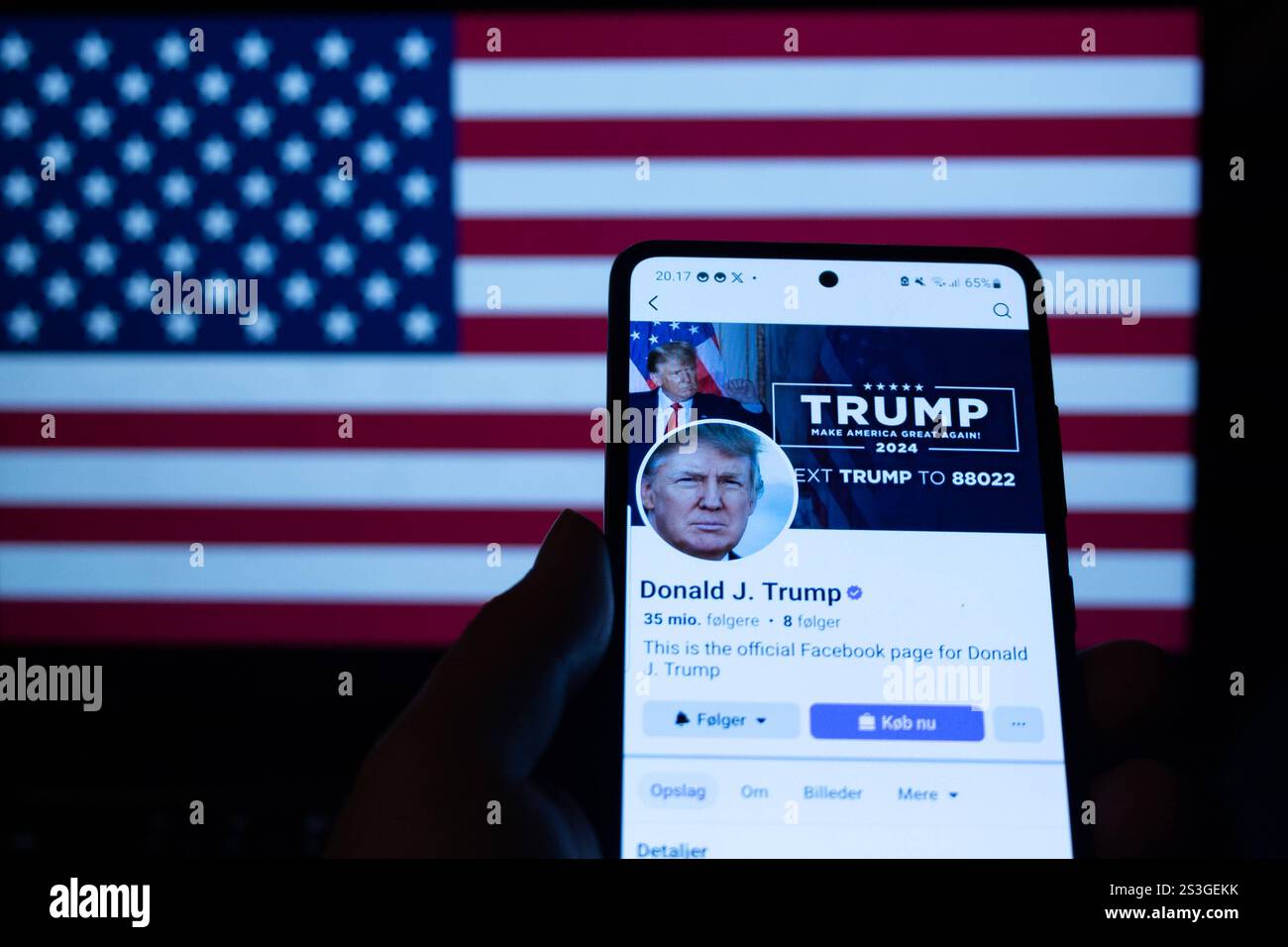 In this photo illustration, President-elect Donald Trump s account on ...