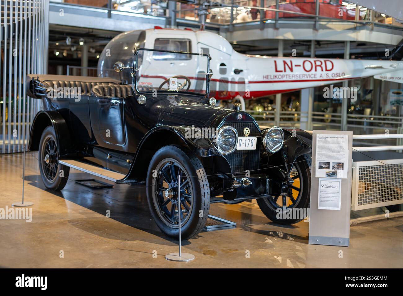 Oslo, Norway 1 May, 2022: Vintage Cadillac Car Exhibit at Science and ...