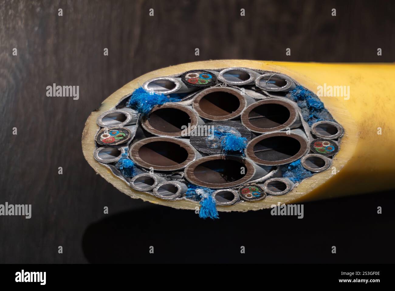 Oslo, Norway 1 May, 2022: Submarine Communication Cable Cross-Section ...