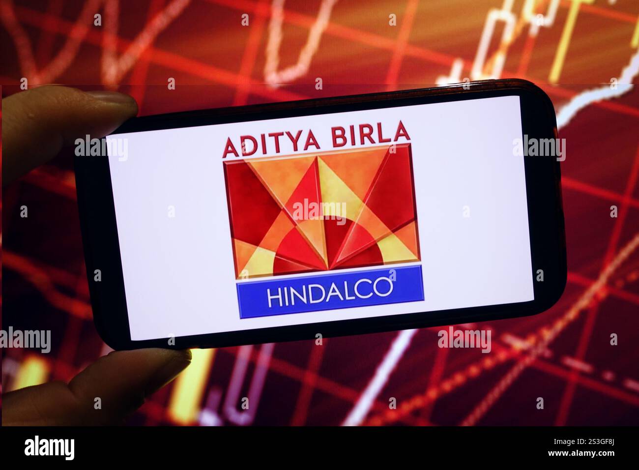 Poland. 6th Jan, 2025. In this photo illustration, the Hindalco ...