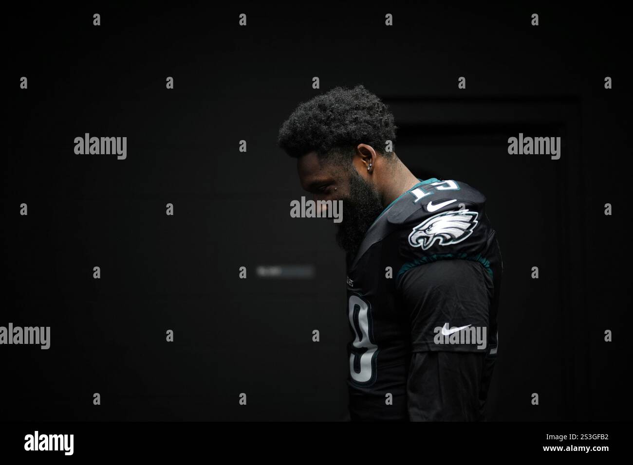 Philadelphia Eagles' Josh Sweat walks off the field before an NFL ...