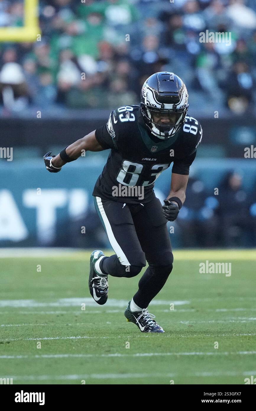 Philadelphia Eagles' Jahan Dotson plays during an NFL football game ...