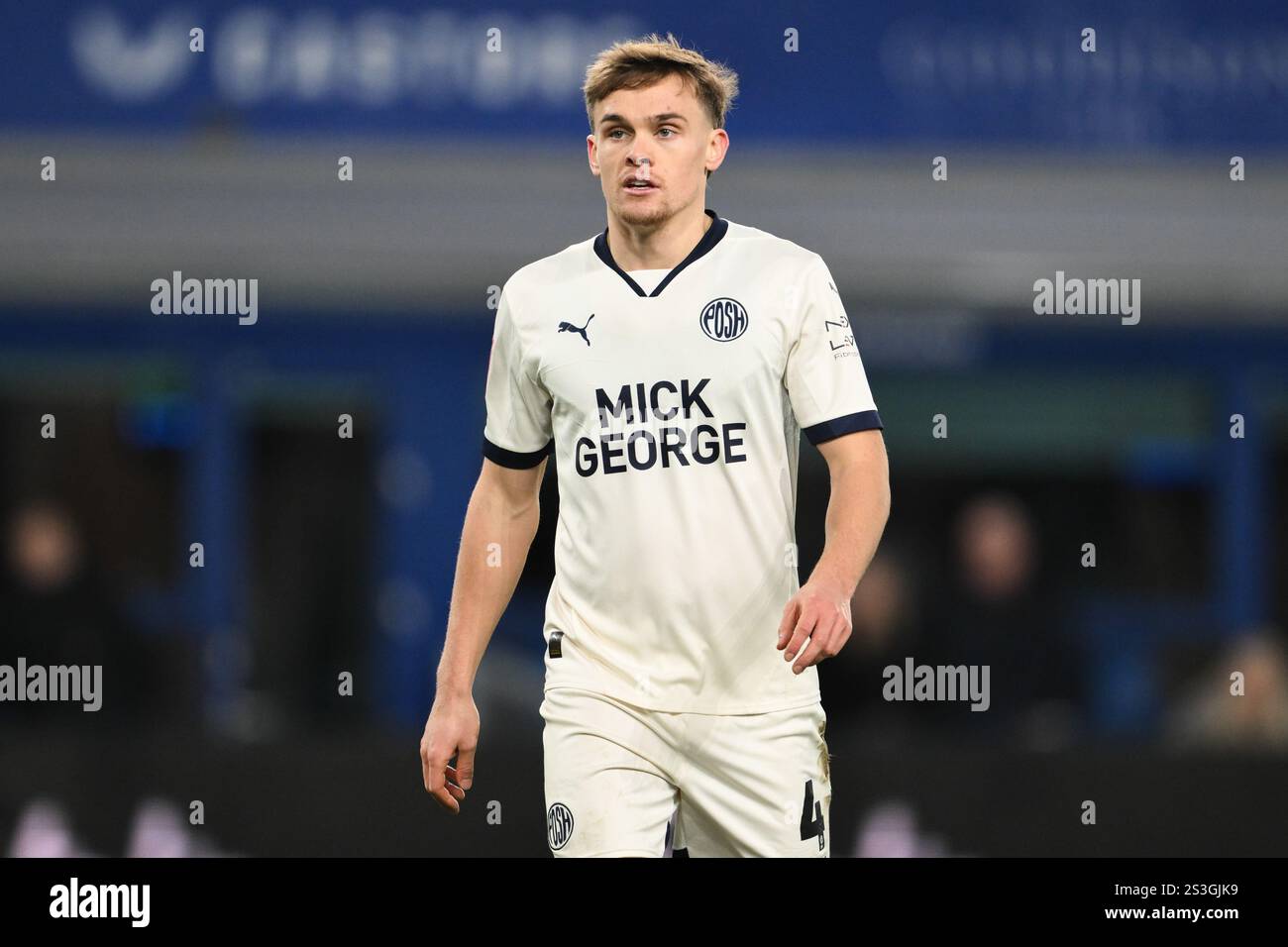 Liverpool, UK. 09th Jan, 2025. Archie Collins of Peterborough United ...