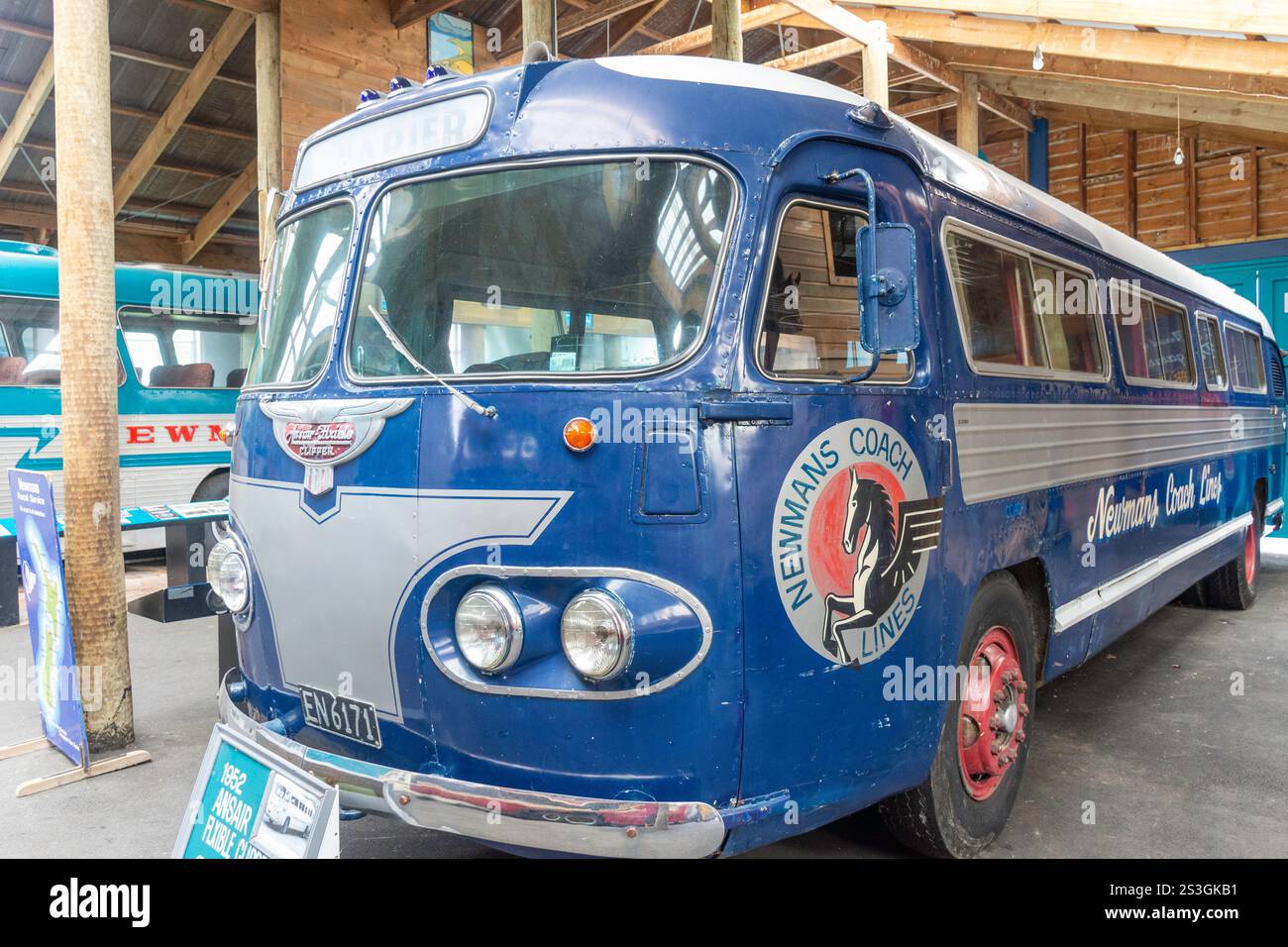 Newmans 1952 Ansair Flxible Clipper Bus at Founders Heritage Park ...