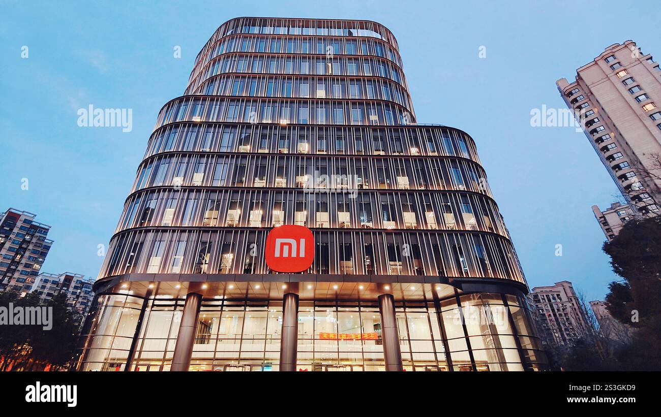 The Xiaomi headquarters building is seen in Shanghai, China, January 9 ...
