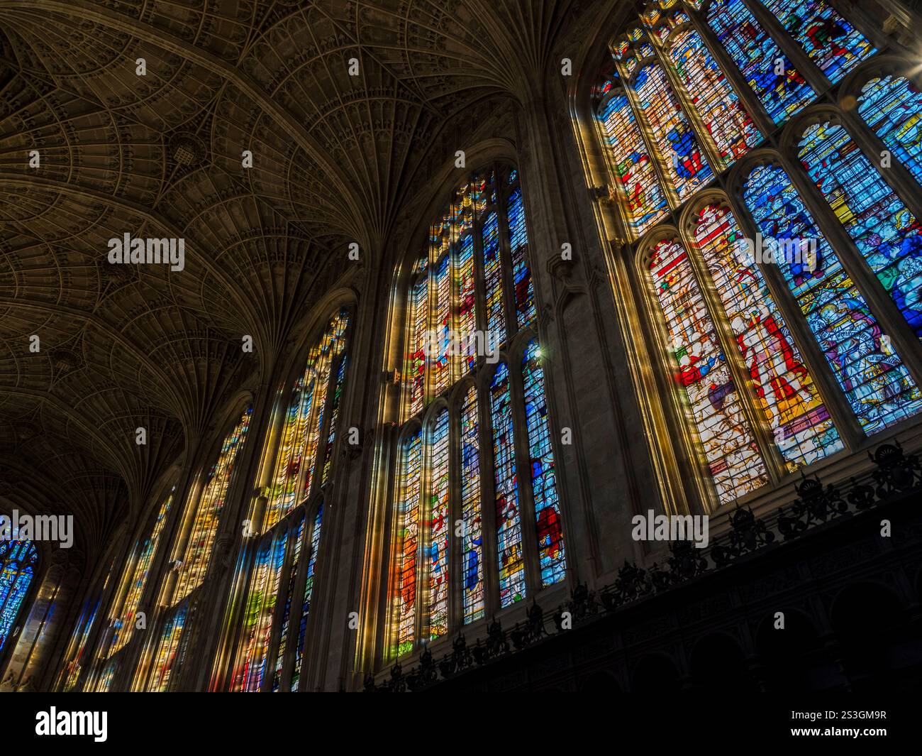 Stained Glass Windows, Kings College Chapel, Kings College, University ...