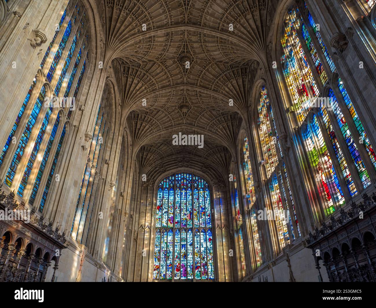 Stained Glass Windows, Kings College Chapel, Kings College, University ...