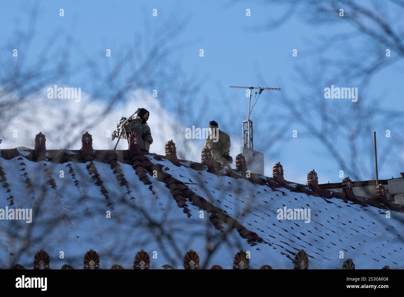 Washington, United States Of America. 07th Jan, 2025. Snipers perch on ...