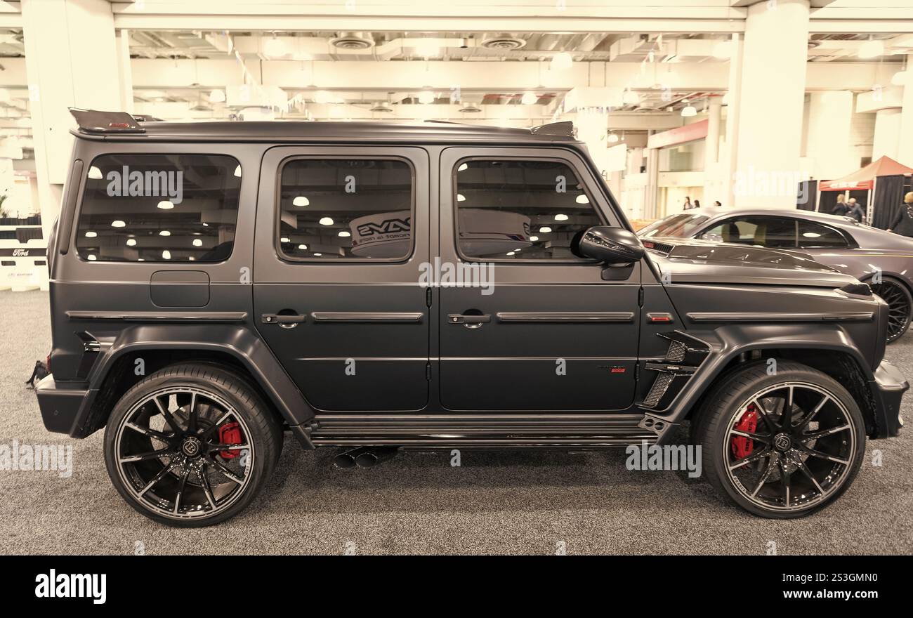 New York City, USA - March 28, 2024: Mercedes Benz G SUV Brabus tuning ...
