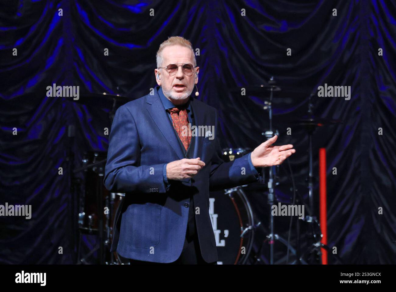 09.01.2025, Bertram Engel, live im Theater am Potsdamer Platz, Berlin, Drummer, Schlagzeuger im ...