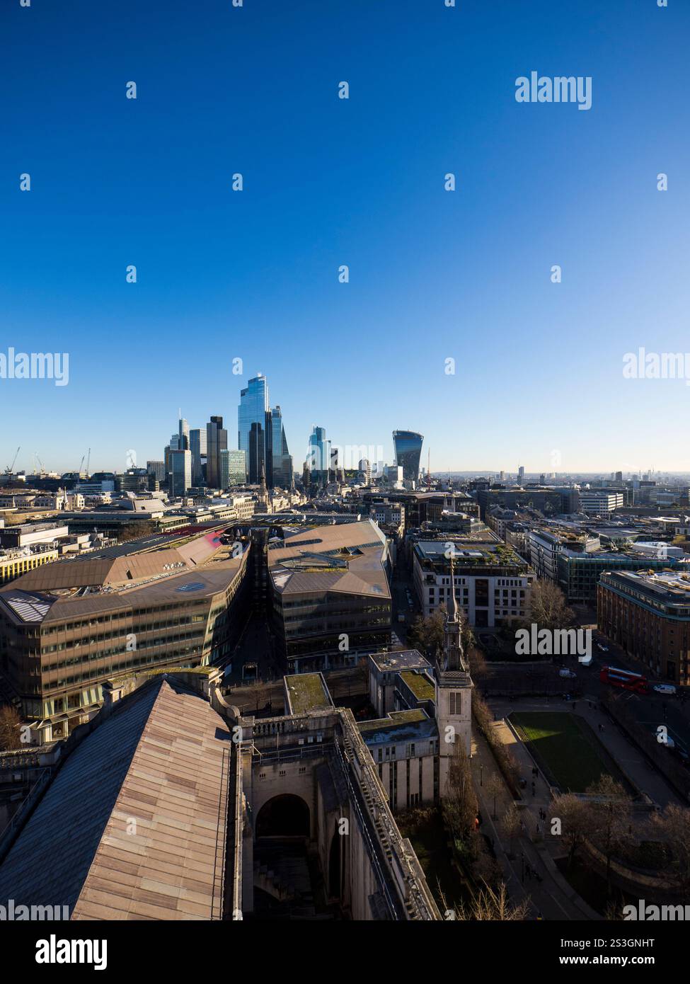 St Augustine Watling Street, and the Skyline of the City of London ...