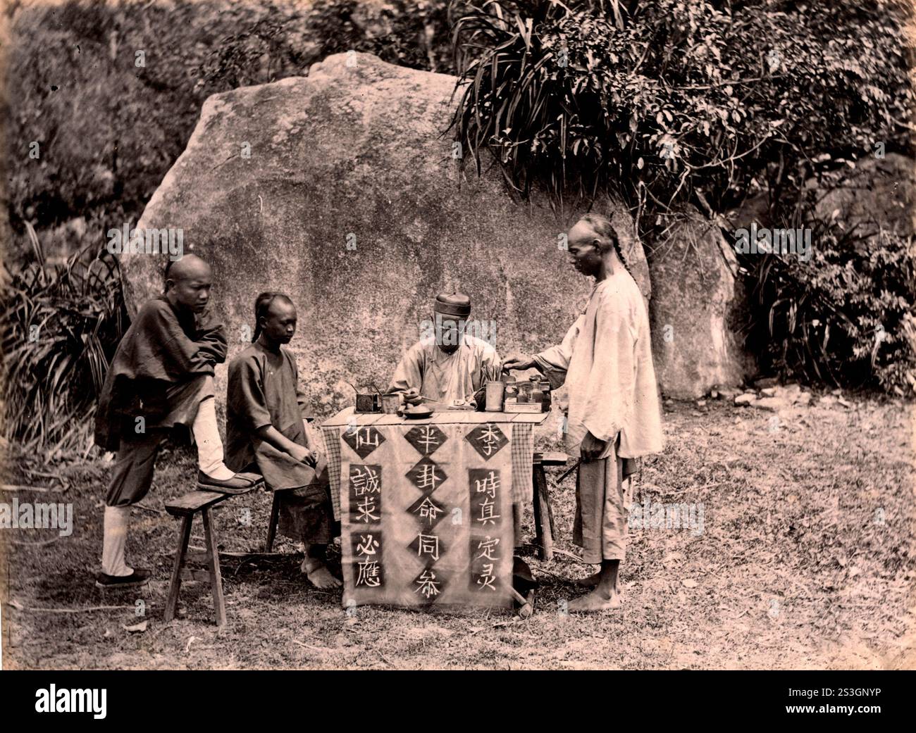 Chinese Fortune Teller, ca 1870, by Lai Afong Stock Photo - Alamy