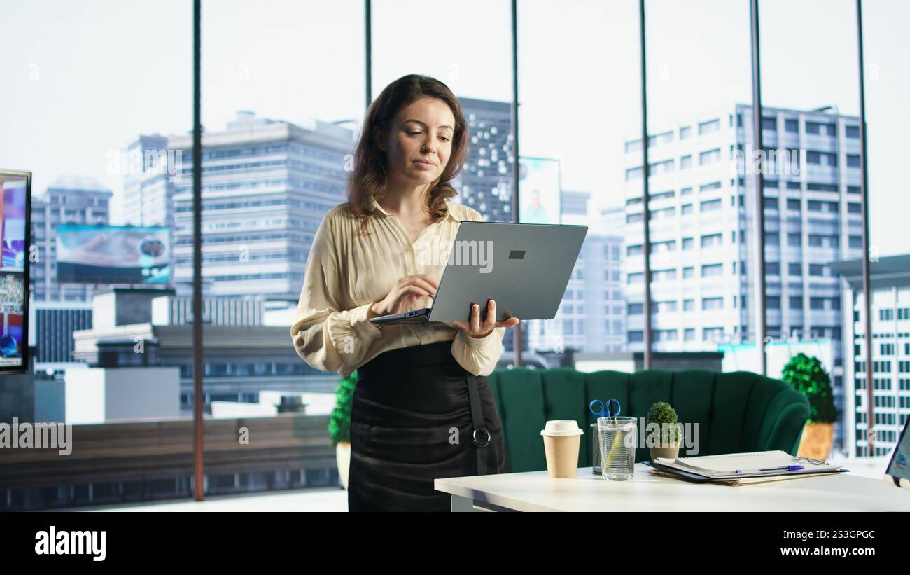 Ambitious woman director oversees a strategic review of the enterprise ...