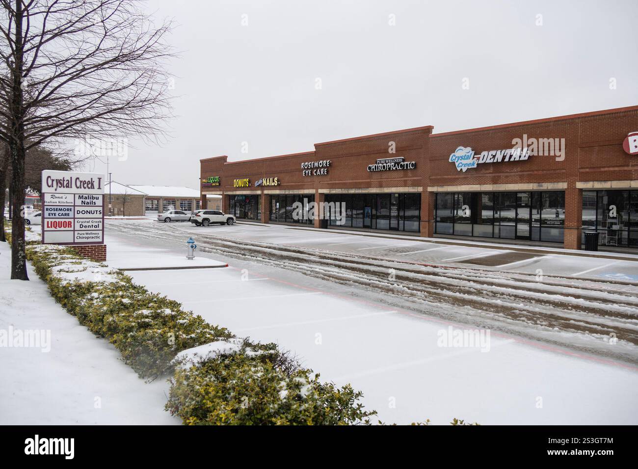 Plano, USA. 9th Jan, 2025. Photo taken on Jan. 9, 2025 shows a shopping ...