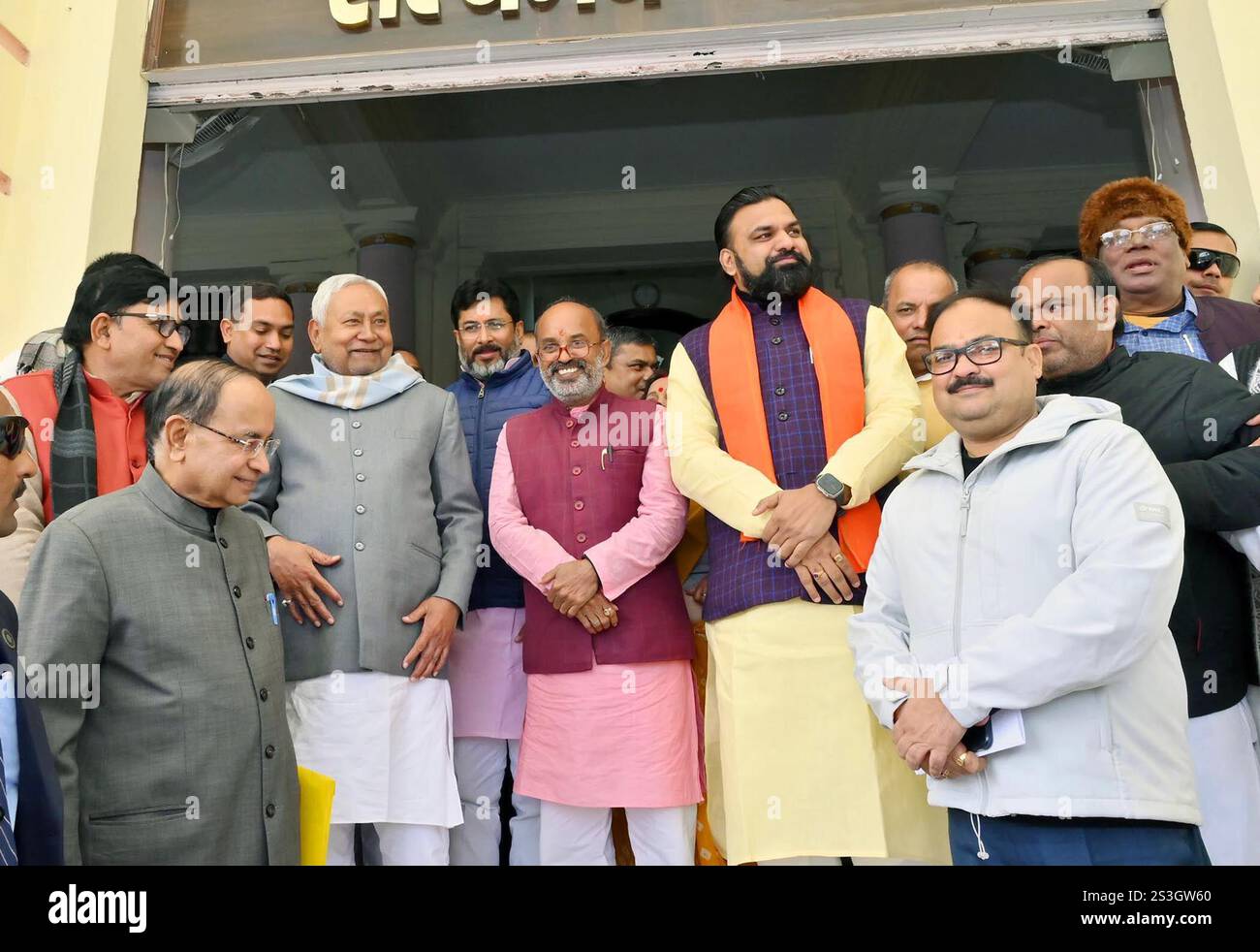 Patna, India. 09th Jan, 2025. PATNA, INDIA - JANUARY 9: NDA candidate ...