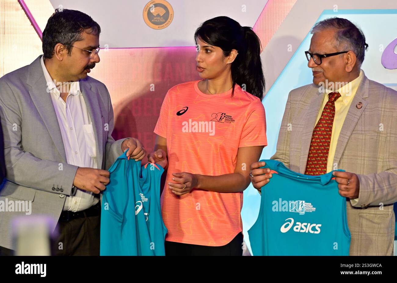 MUMBAI, INDIA - JANUARY 9: (L-R )Ujjwal Mathur, President, India ...