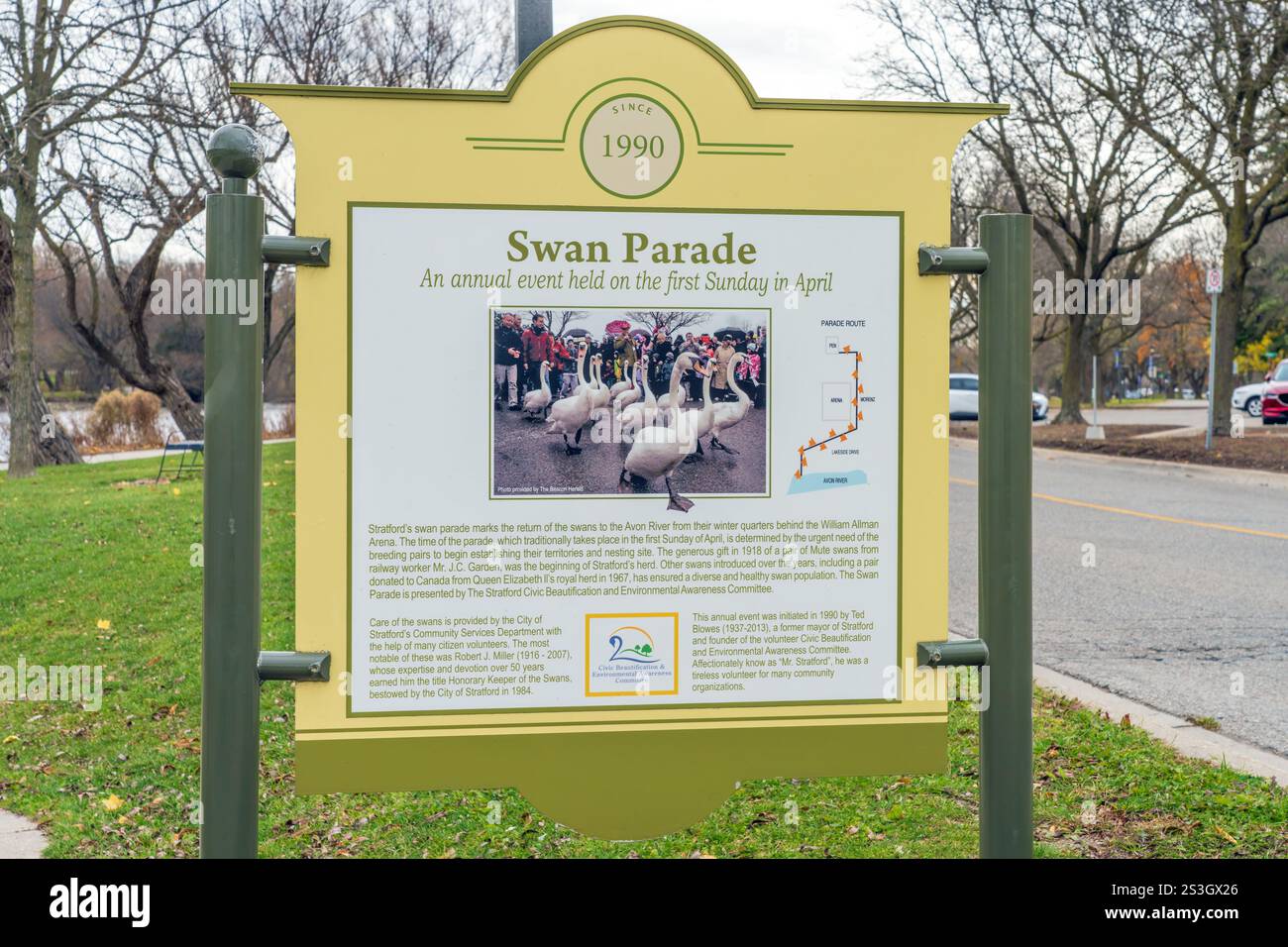 The Swan Parade is an annual event held the first Sunday in April in ...