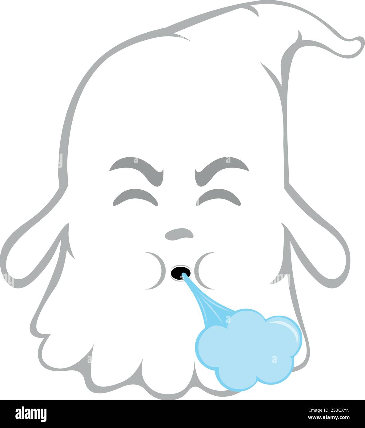 Blowing Ghost Stock Vector Images Alamy