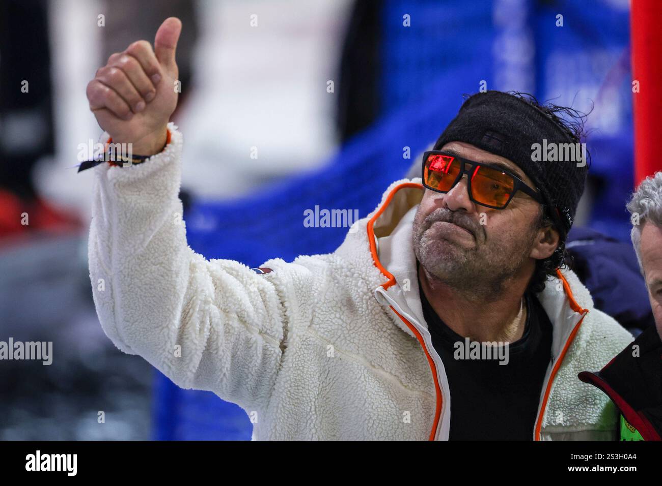Madonna Di Campiglio, Italien. 08th Jan, 2025. Alberto Tomba ski former ...