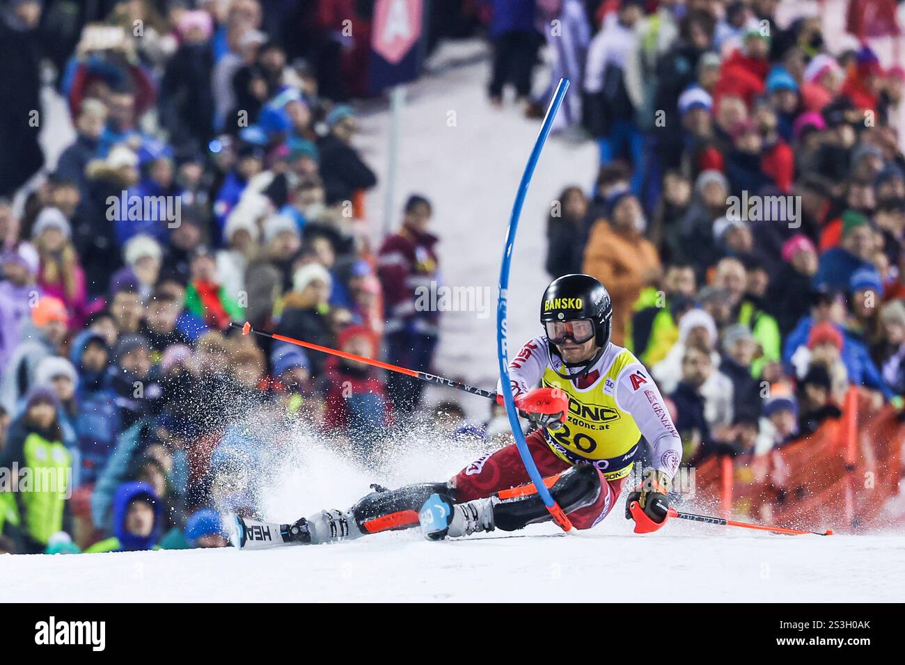 Madonna Di Campiglio, Italien. 08th Jan, 2025. Albert Popov of Bulgaria ...