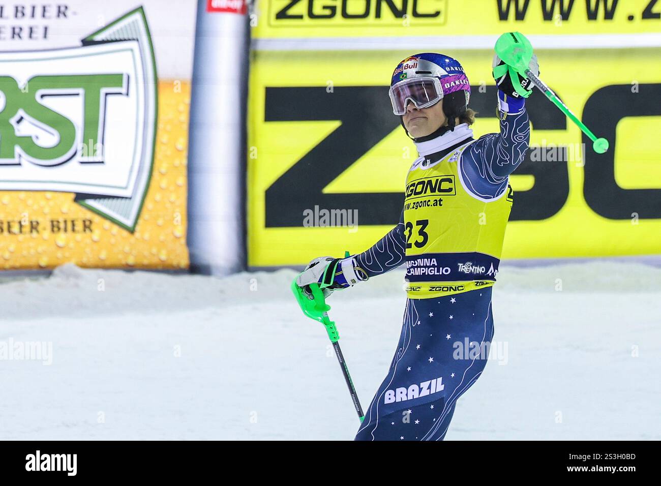 Madonna Di Campiglio, Italien. 08th Jan, 2025. Lucas Pinheiro Braathen ...