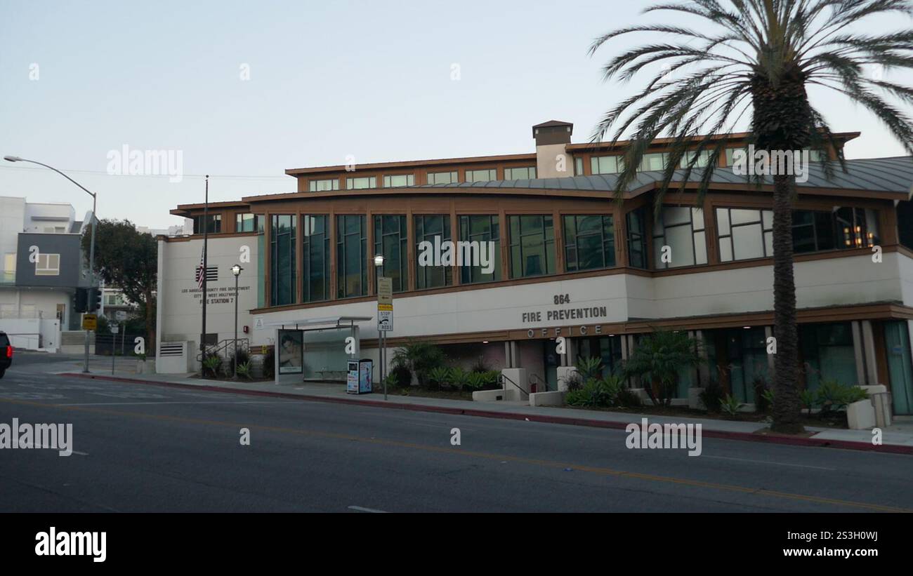 Los Angeles, California, USA 9th January 2025 Fire Station during LA ...