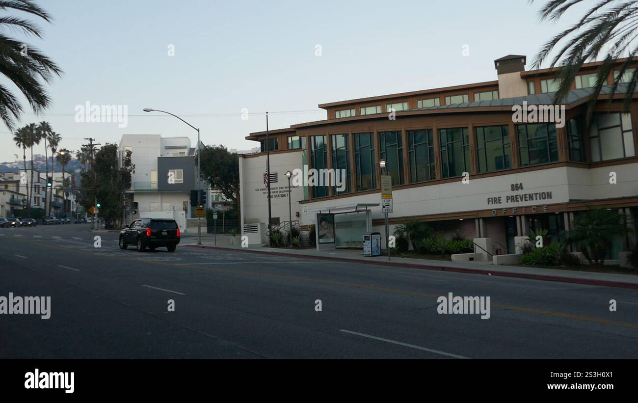 Los Angeles, California, USA 9th January 2025 Fire Station during LA ...