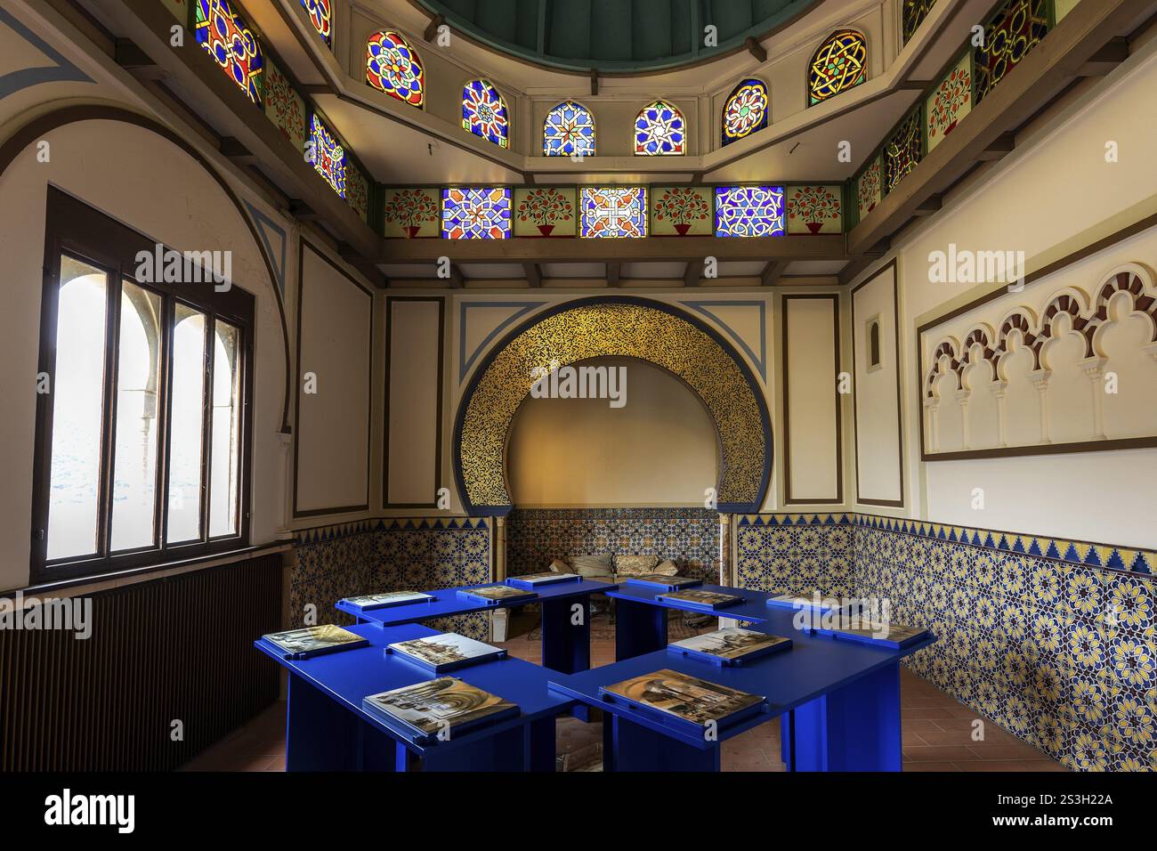 Arab House, Casa Araba, interior view, Scherrer Park, Parco Scherrer ...