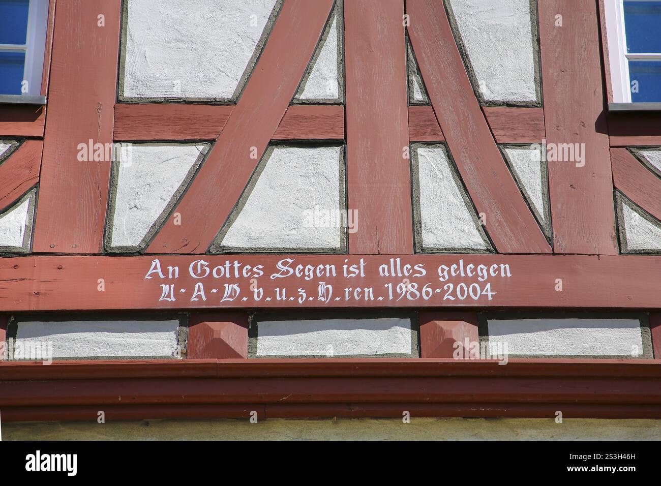 Varbueler Castle, Hemmingen Castle, the new building, half-timbered ...