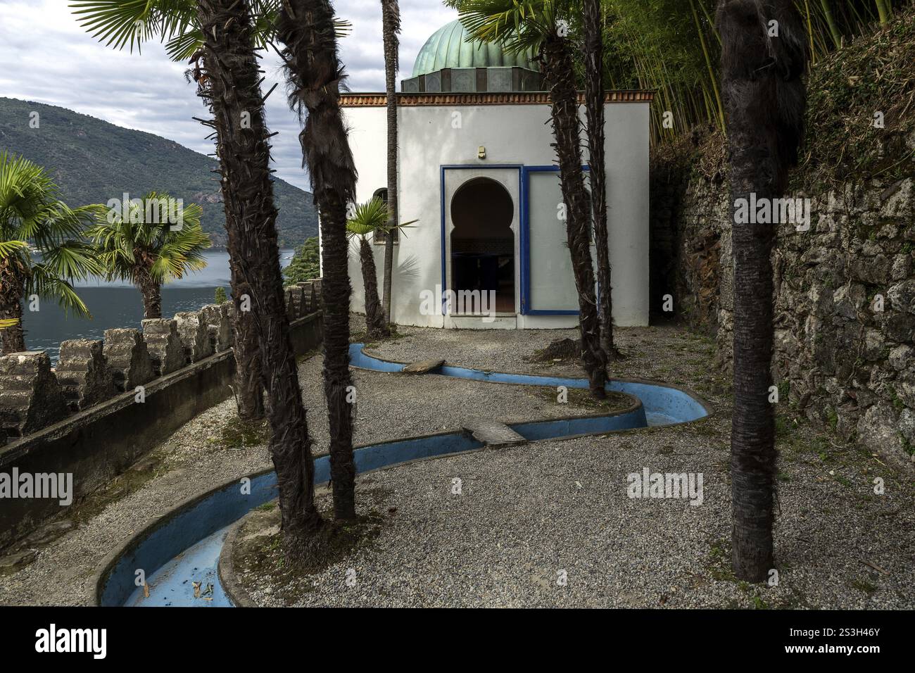 Arab House, Casa Araba, Scherrer Park, Parco Scherrer, Morcote, Lake ...