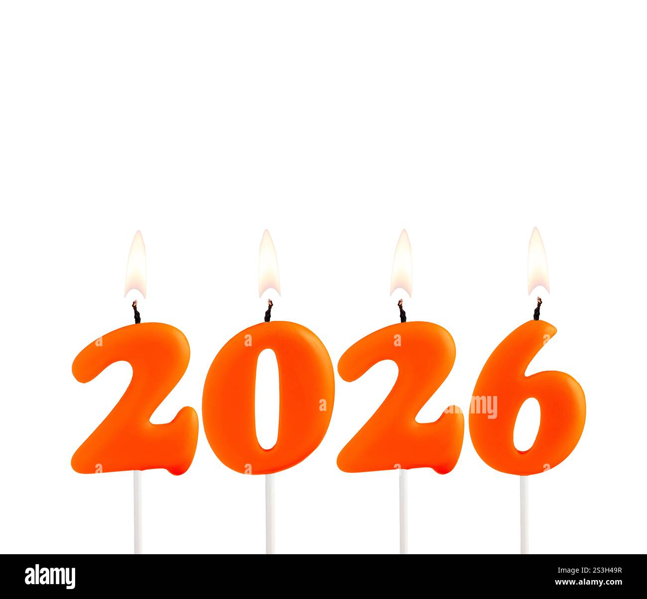 White 2026 numbers in hi-res stock photography and images - Alamy