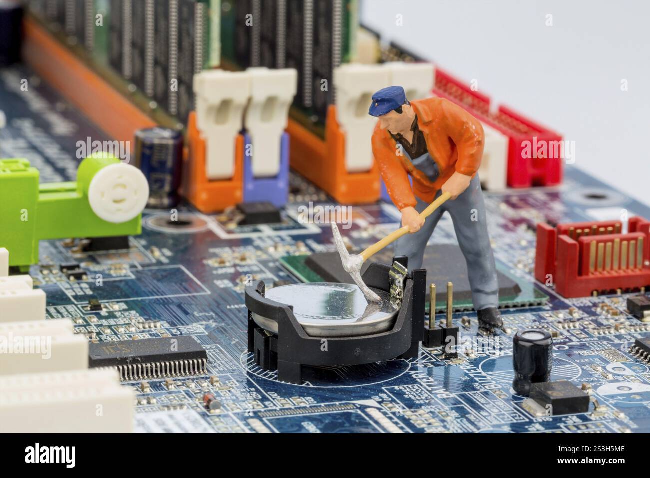 Repairs the board of computer symbolic photo for data security hi-res ...