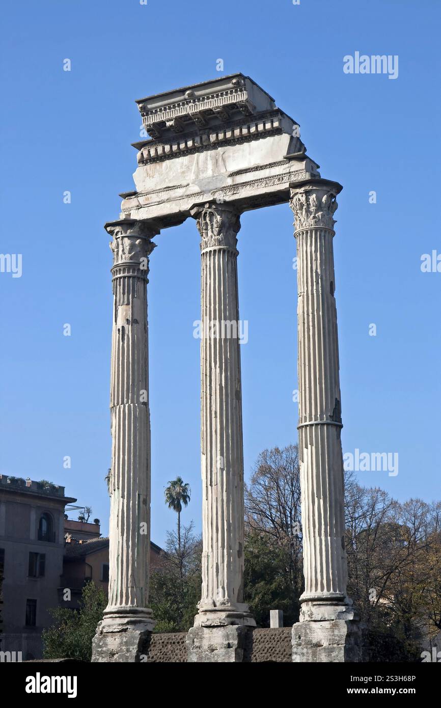 Temple of Concord, Roman Forum, Rome, Italy Rome, Italy, Europe Stock ...