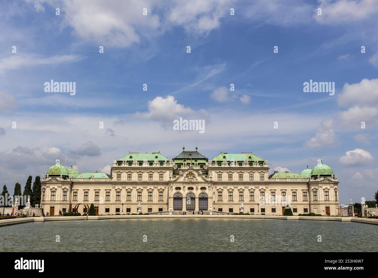 The Belvedere Palace in Vienna, Austria. Architecture by Johann Lucas ...