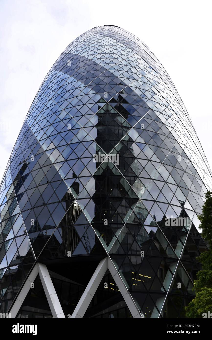 Swiss Re Tower, City Centre, London, England, United Kingdom, Europe ...