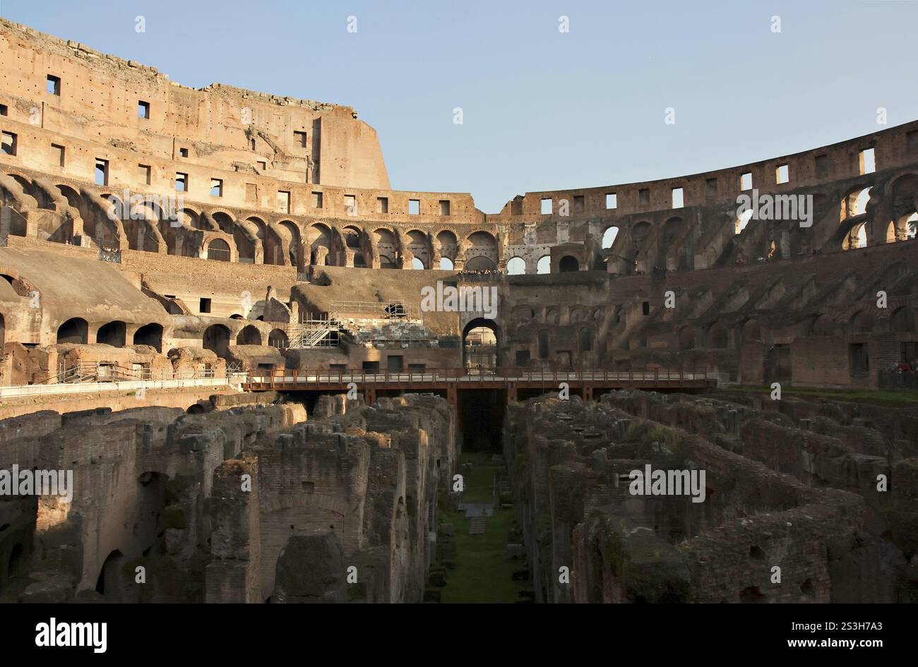Inside the Roman Colosseum, Rome, Italy Rome, Italy, Europe Stock Photo ...