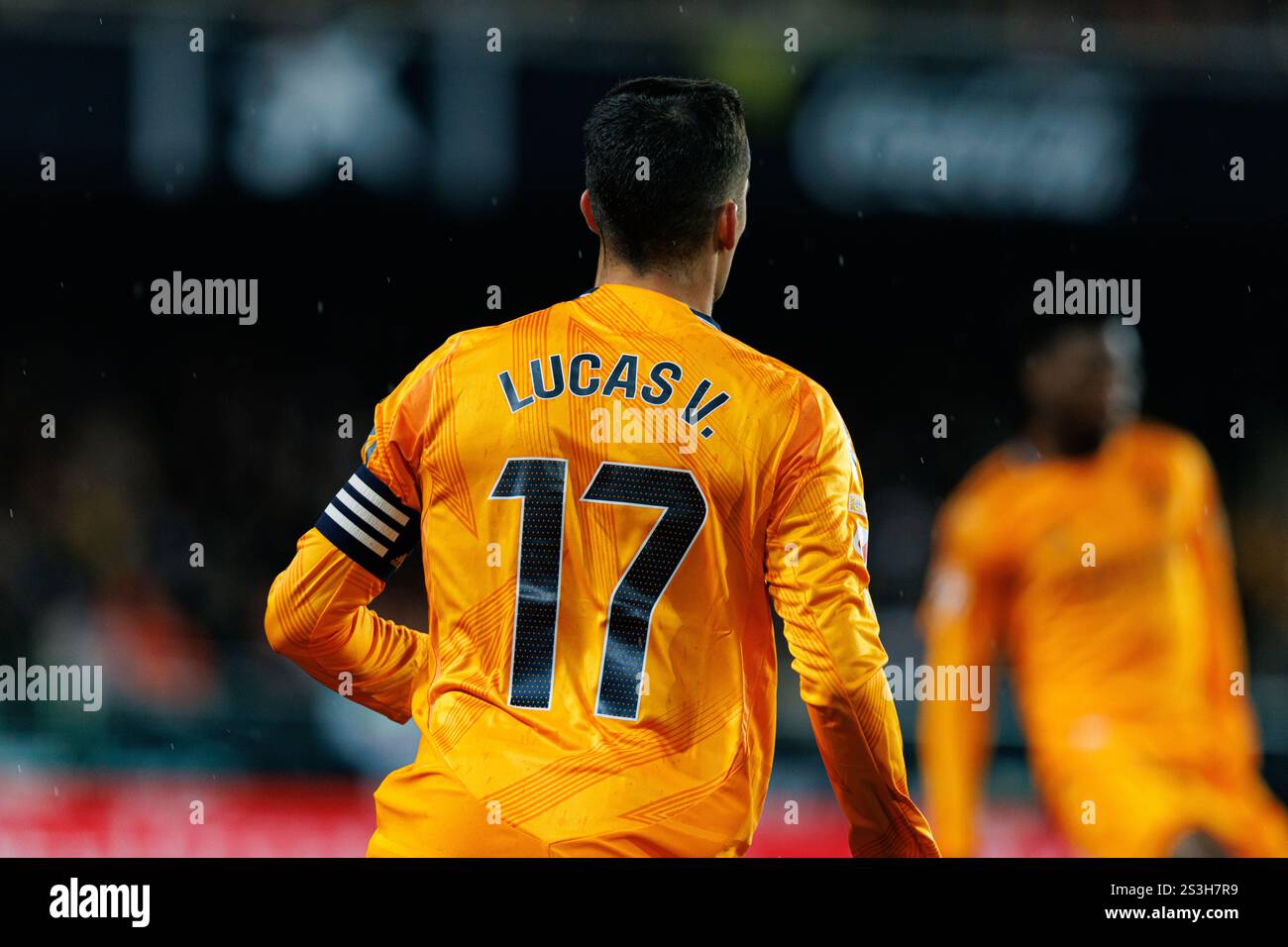 Lucas Vazquez during LaLiga EA SPORTS game between teams of Valencia CF ...