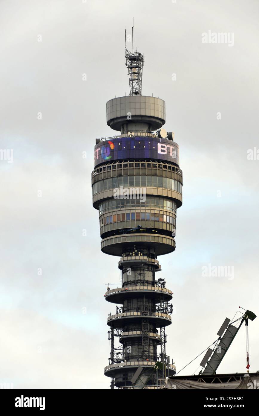 Impressions from London, London Region, England, Great Britain, Europe, The BT Tower is a modern ...