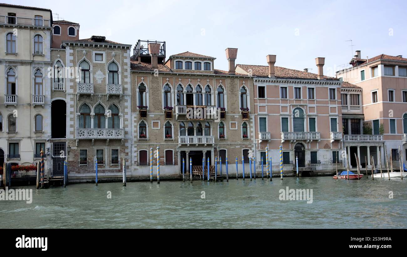 Historic palaces, Grand Canal, Venice, Italy Rome, Italy, Europe Stock ...