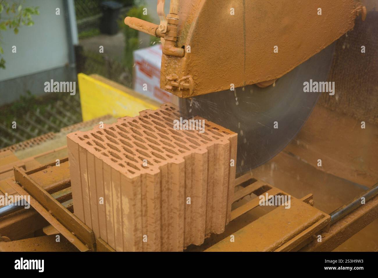 A detached house is built in solid construction with bricks. Thermal ...