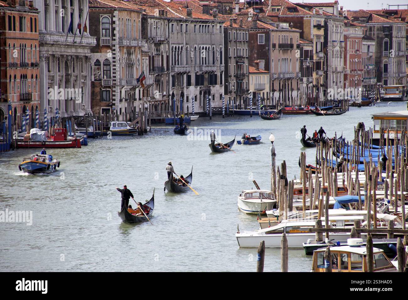The famous Grand Canal in Venice, Italy, Europe Stock Photo - Alamy
