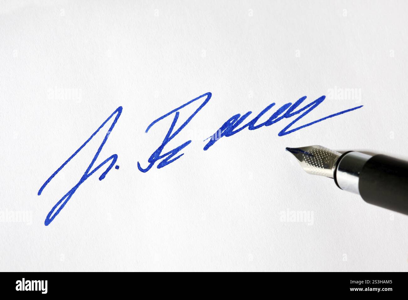 Personal signatures hi-res stock photography and images - Alamy