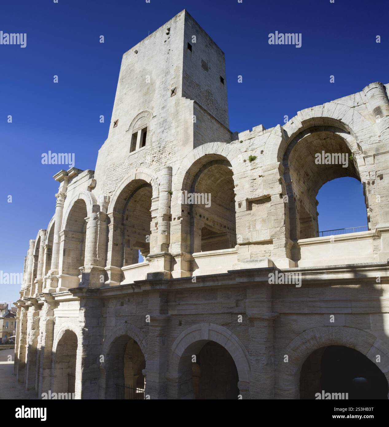 Roman amphitheatre of Arles, Provence, France, Europe Stock Photo - Alamy