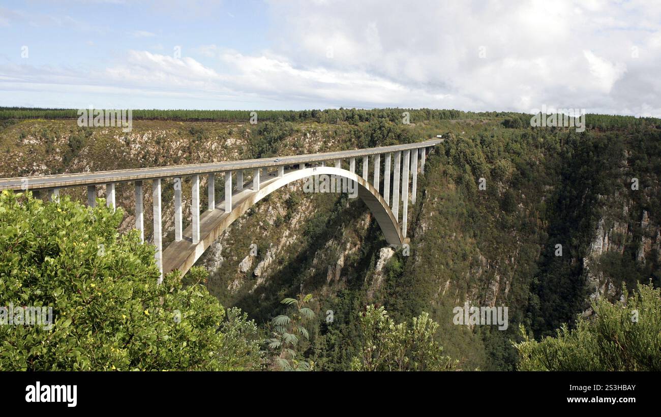 Bloukrans River Bridge, Tsitsikamma, South Africa South Africa Stock ...