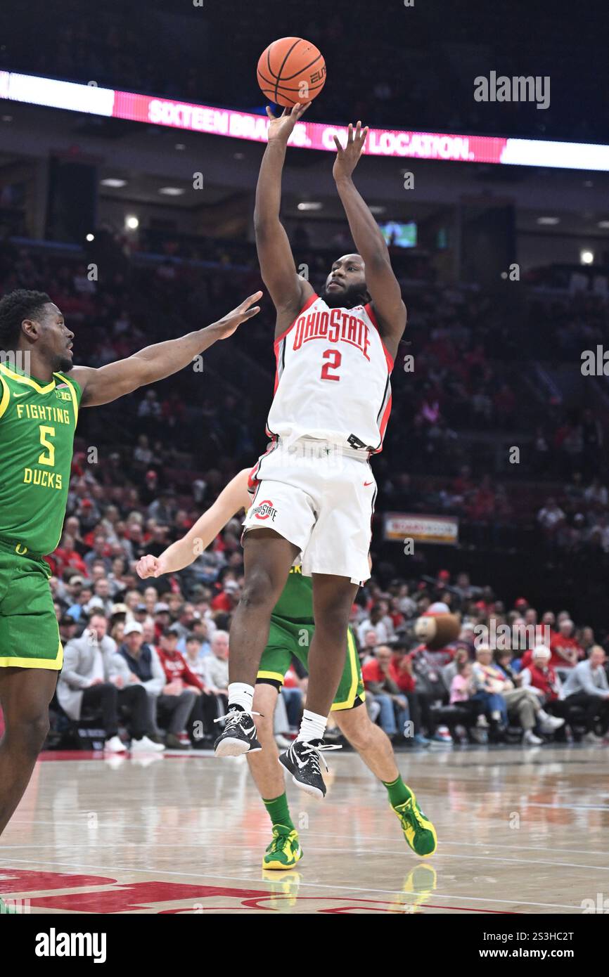 Columbus, Ohio, USA. 9th Jan, 2025. Ohio State Buckeyes guard Bruce ...